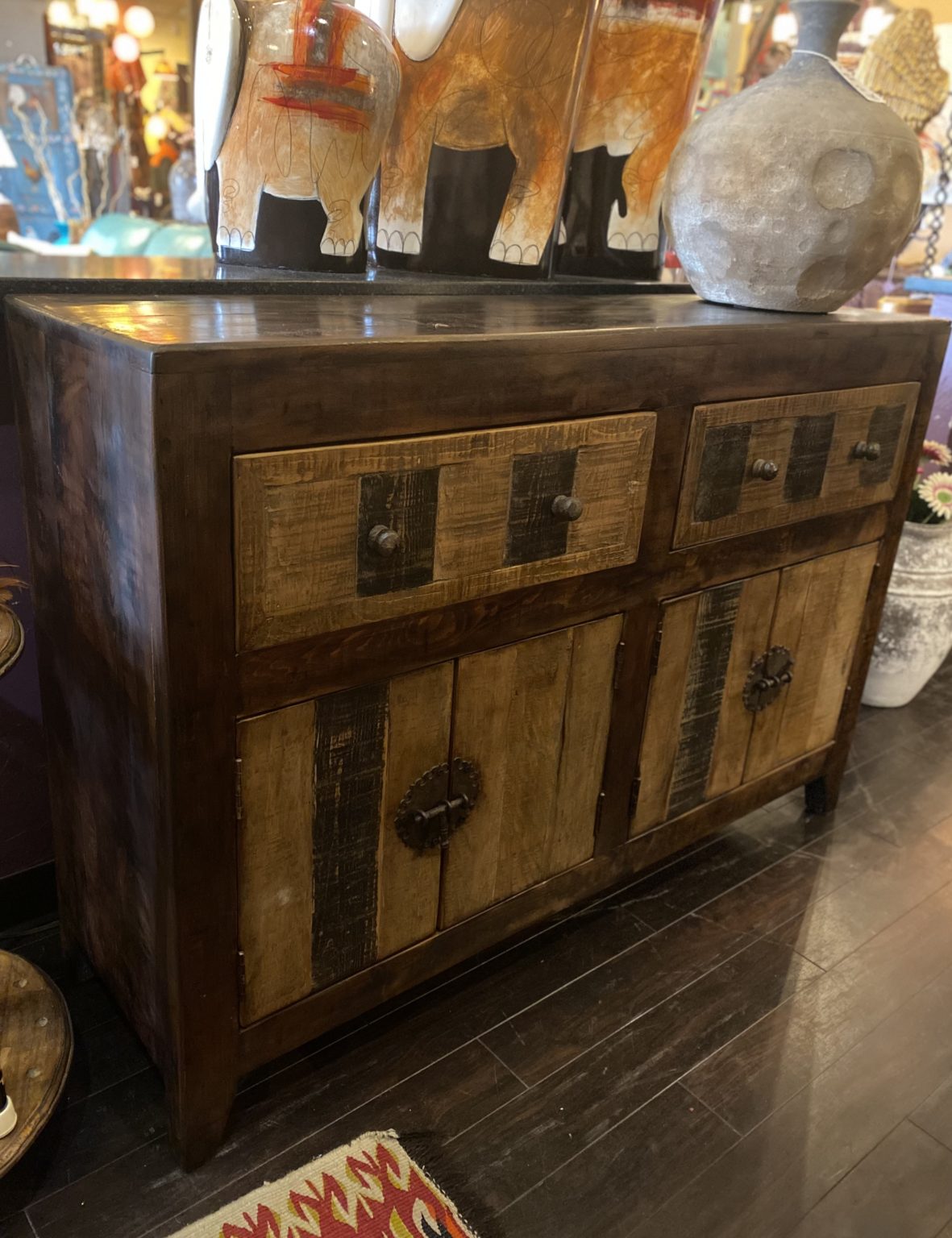 Brown Wash Buffet - The Rustic Gallery